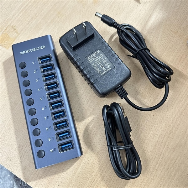 10-Port USB HUB (10 Port USB 3.0 HUB) | Shopee Malaysia