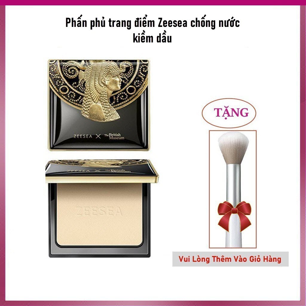 ZEESEA [Free Brush] Zeseea waterproof, oil-control makeup powder Egyptian version 8g | Shopee ...