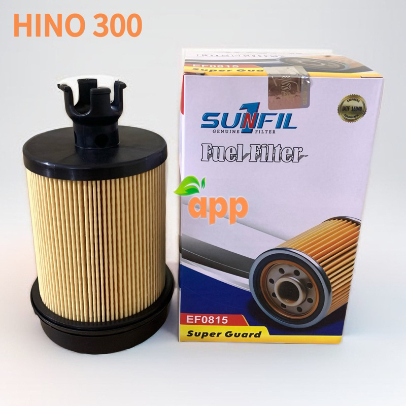HINO 300 RAW FUEL FILTER EF0815, EF13070 ,23304-78091 , 23304-EV090 ...
