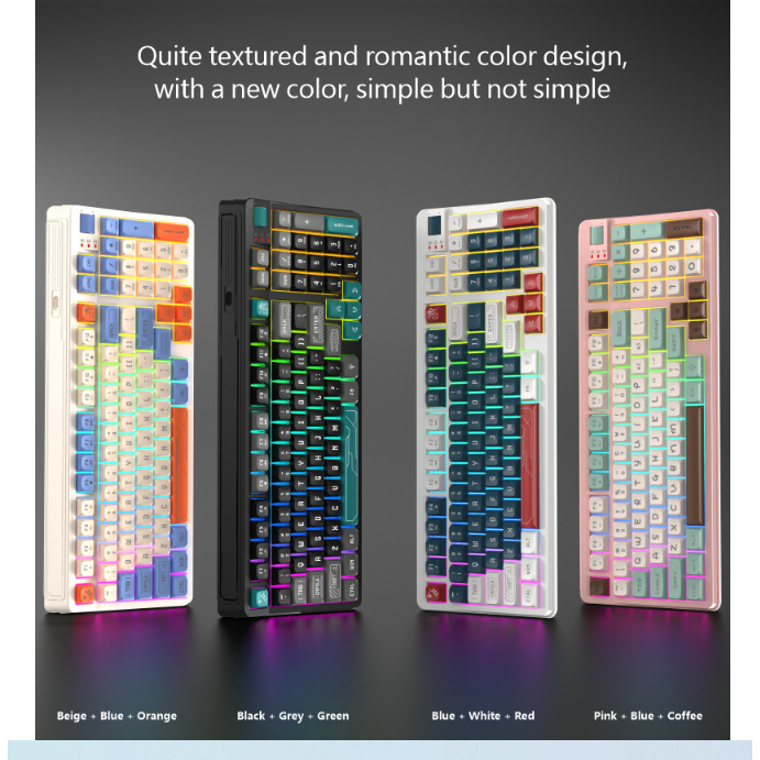 K97 mechanical wired keyboard with 97 keys for office workers and ...