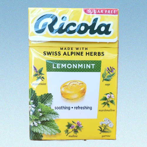 RICOLA ++ GOLD box 40g ++ sugar-free HERBAL LEMON Candy / SWISS ...