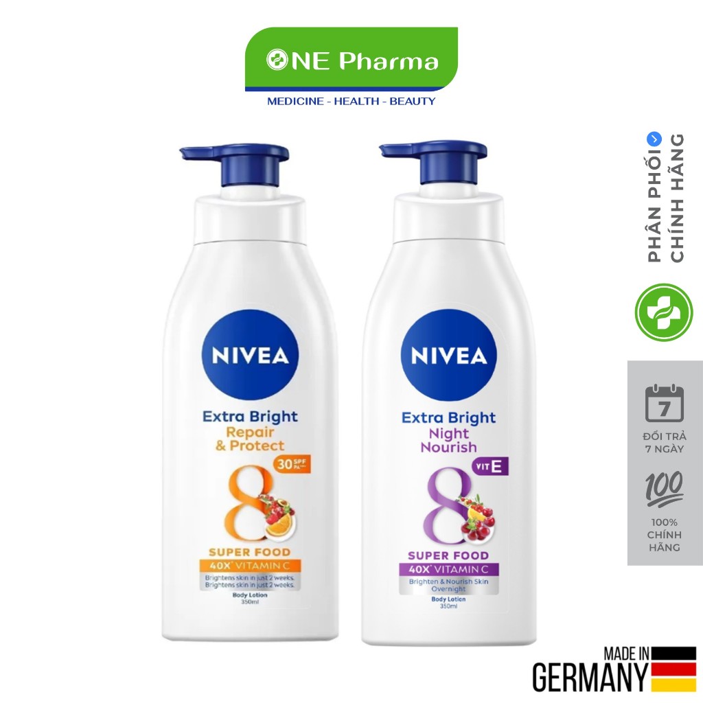 Nivea Restorative Body Lotion & Skin Brightening Day & Night | Shopee ...