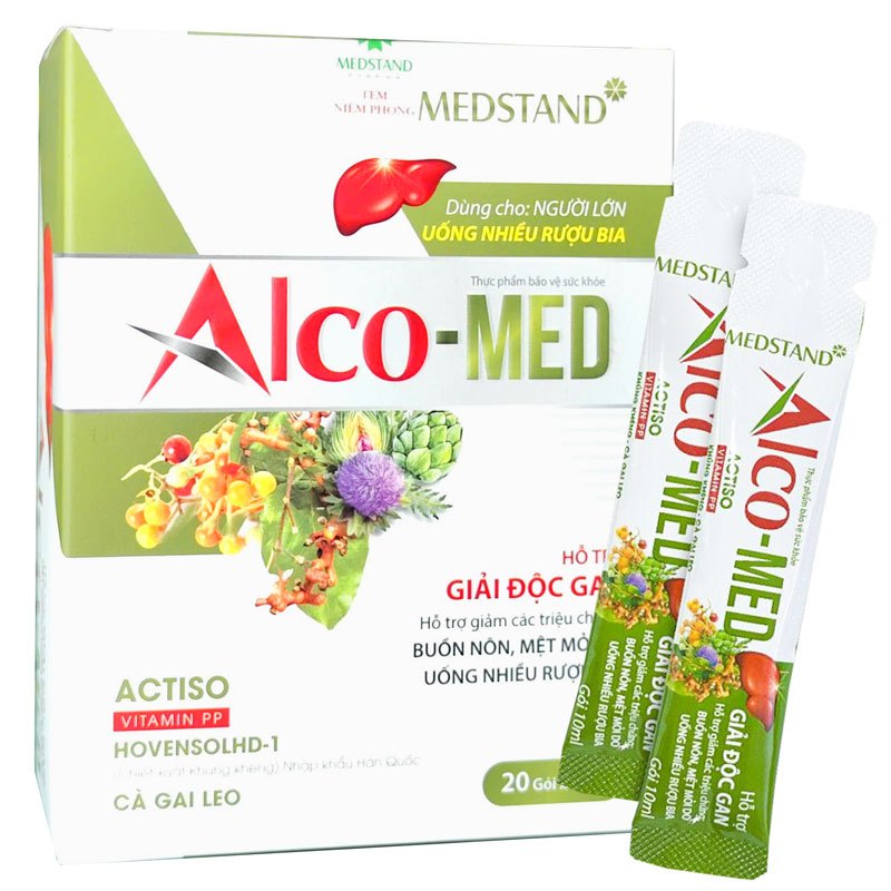 Alco-Med- Supports hangover relief, liver detoxification, reduces ...