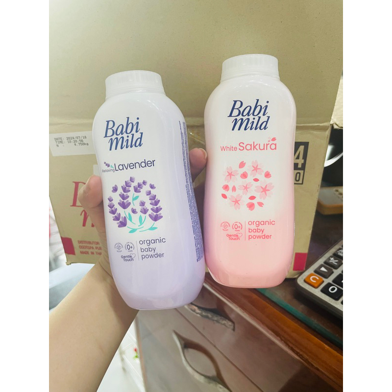 Babi Mild Ultra Mild white sakura Baby Powder 180g (Cherry Flavor ...