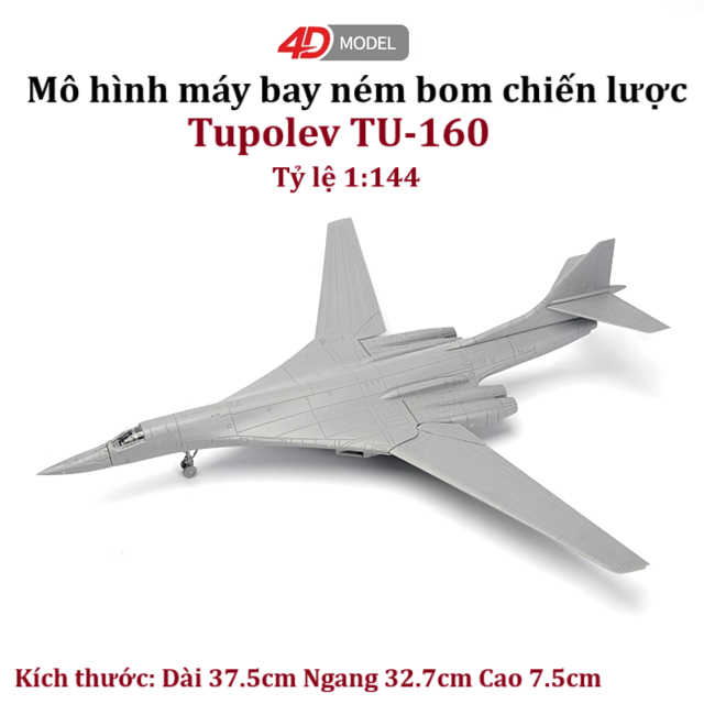 SA 1/144 scale assembly model Tupolev Tu-160 White Swan strategic ...