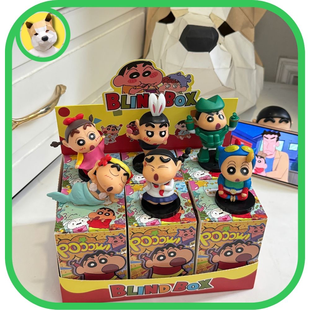 Blindbox Shin chan Shin Crayon Model Pencil Boy cosplay Cute Mermaid ...