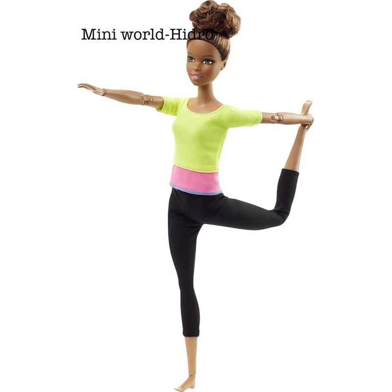 M3 Joint Doll Made to Move Barbie Made to Move Fashion Doll with Brown ...