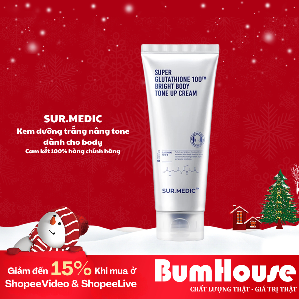 SURMEDIC Super Glutathione 100TM Bright Body Tone Up Cream 150ml ...