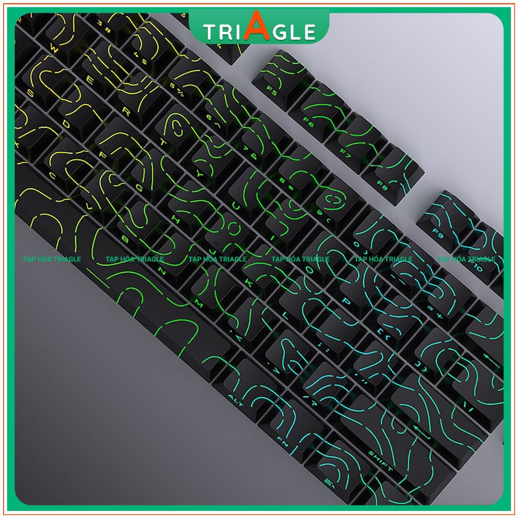 Keycap Through Led | Gradient Gradient | Cherry | Topographic | Side ...