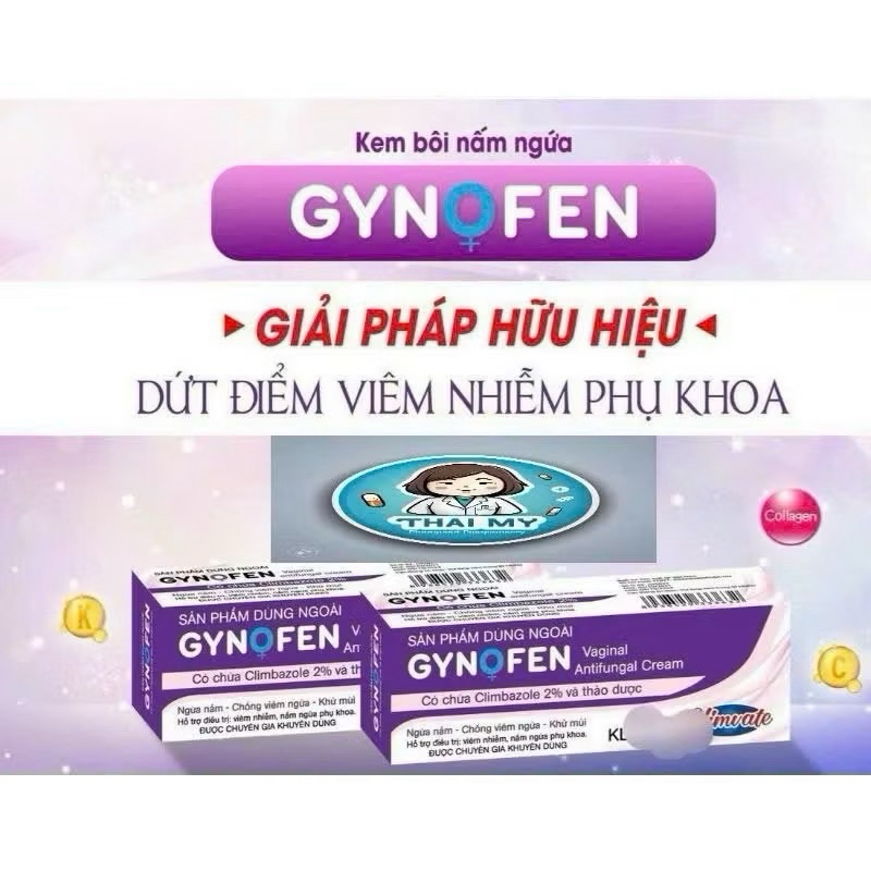 Gynofen gynecological itchy fungus cream, topical Gel to help reduce ...