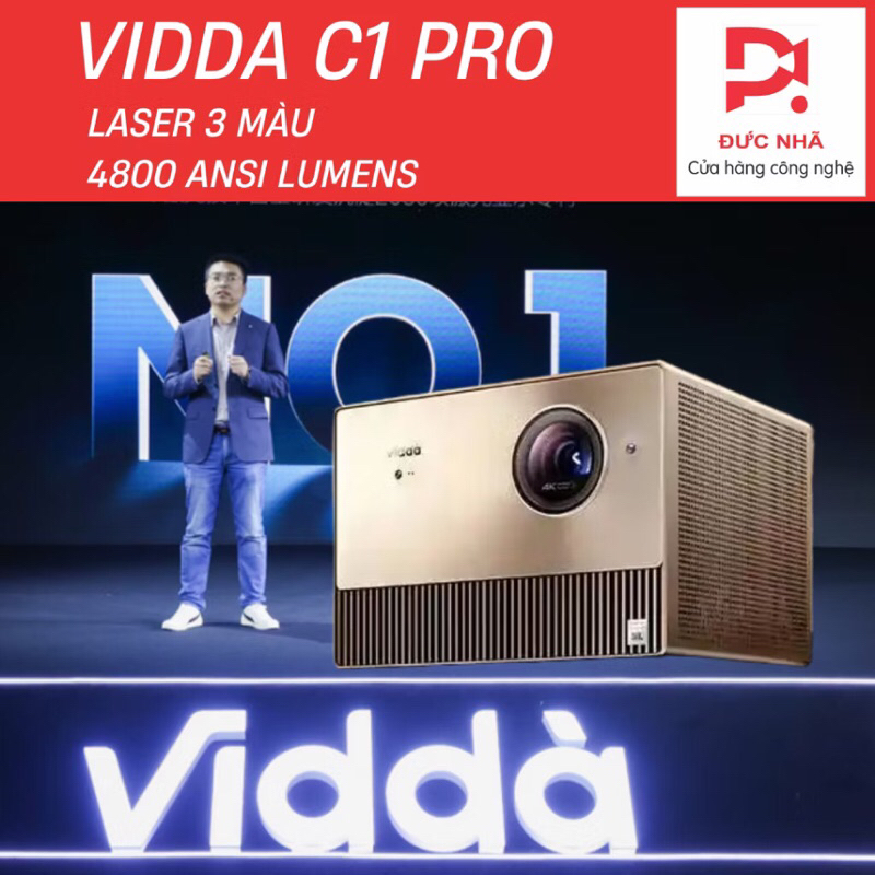 Vidda C1, C1S, C1 Pro, C2 projectors are super smooth. Resolution | 3-color Laser | Shopee Malaysia