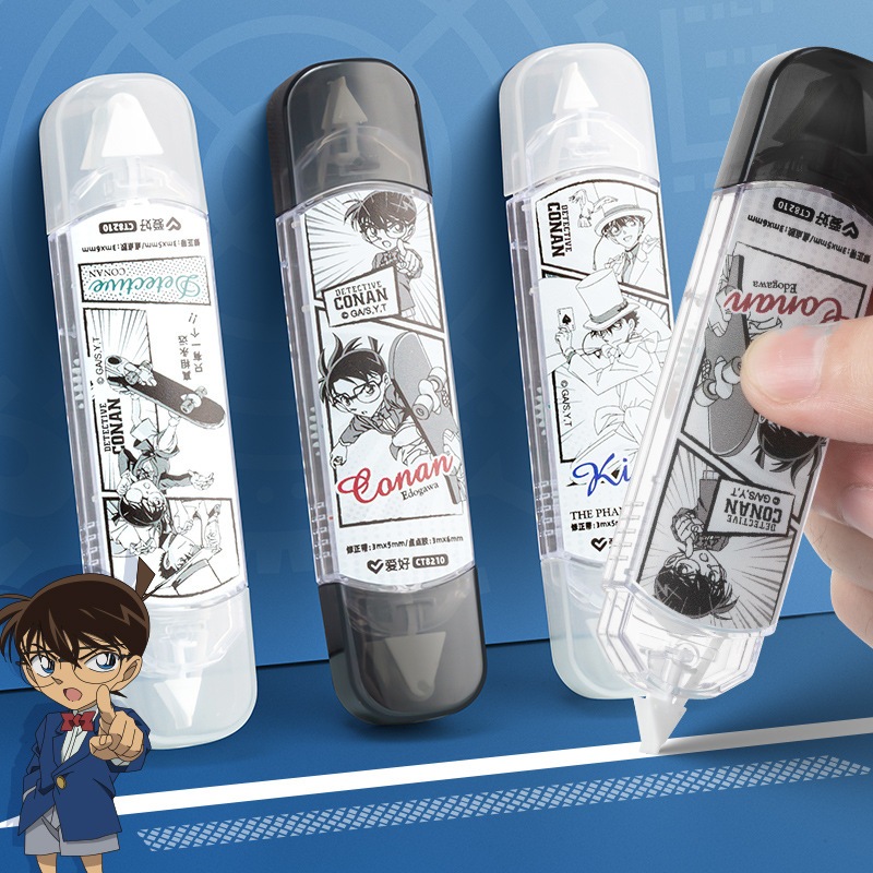 [Aihao] Detective Conan 2 in 1 scissors eraser pen - 2-headed eraser ...