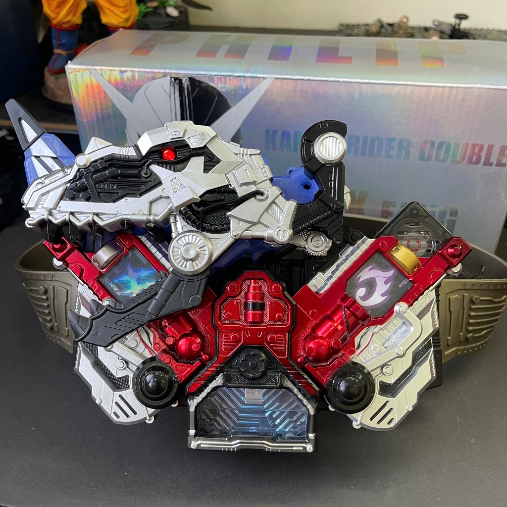 KAMEN RAIDER W DOUBLE JOKER X FANG SUPERMAN BELT TOY SET WITH BRIGHT ...