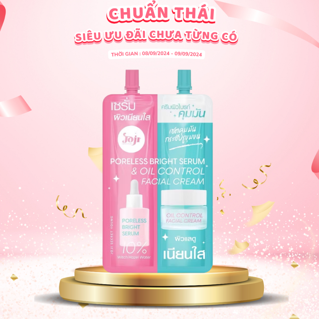 Serum & Joji Secret Young Poreless Bright Serum & Oil Control Facial ...