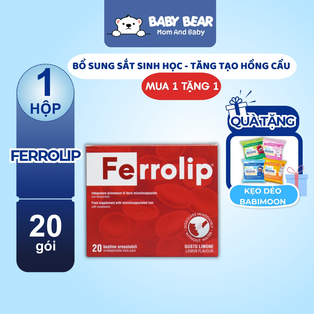 Ferrolip - Biological Iron Supplement Powder, Anemia, Iron Deficiency ...