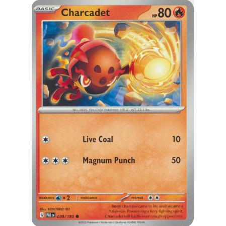 [Pokemon TCG Card] Charcadet - 039/193 - Common | Shopee Malaysia