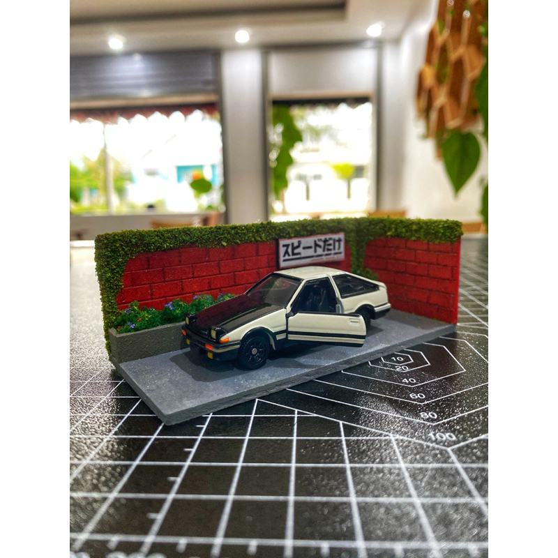 Diorama model Box 1:64 red brick (car not included) | Shopee Malaysia
