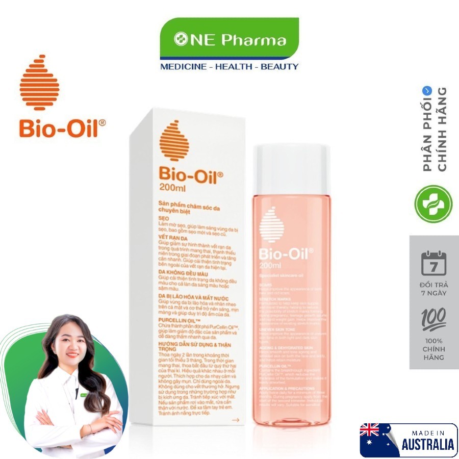 Bio-Oil Skin Care Oil Reduces Stretch Marks and Fade Scars 200ml ...