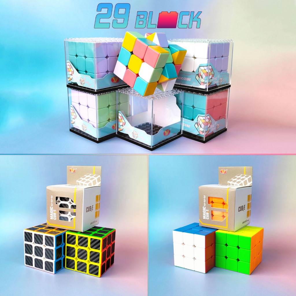 Rubik 3x3x3 standard size, basic color and macaron color version ...