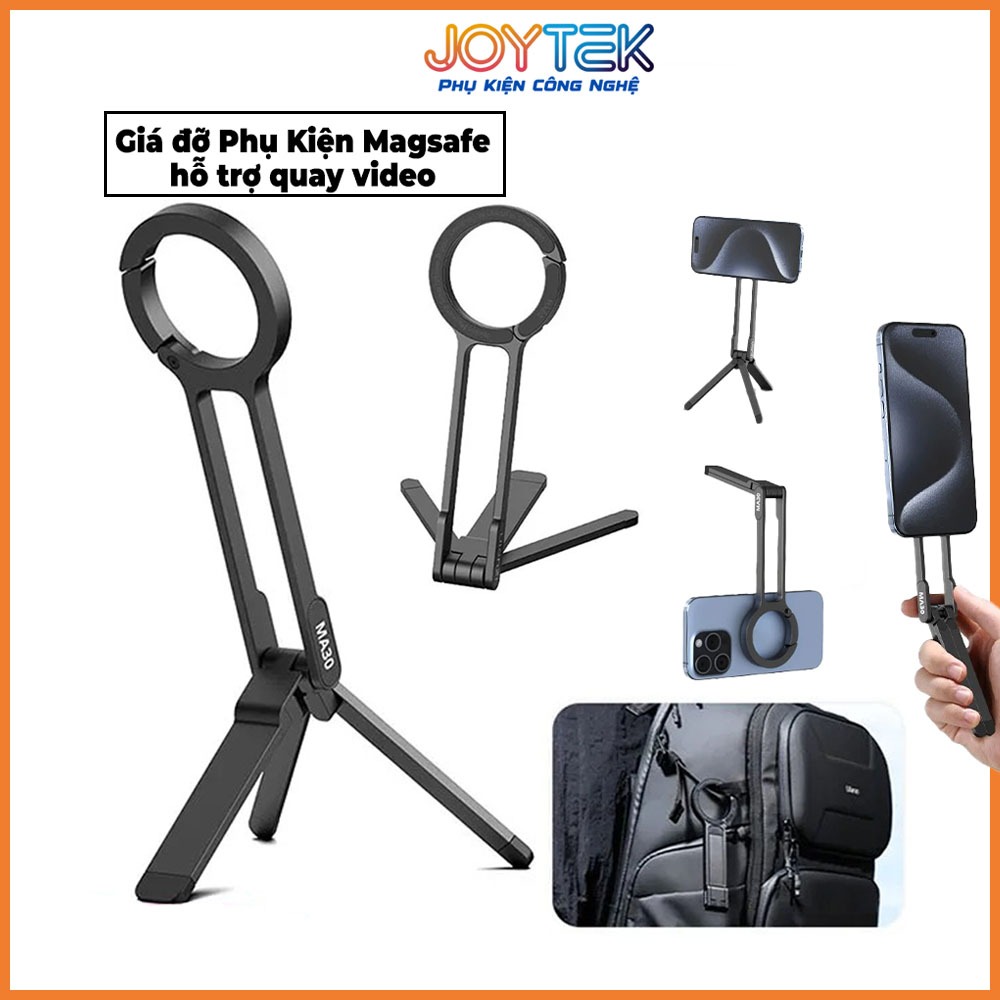 XO 2025 Mobile triangular 360 degree rotating tabletop magnetic selfie ...