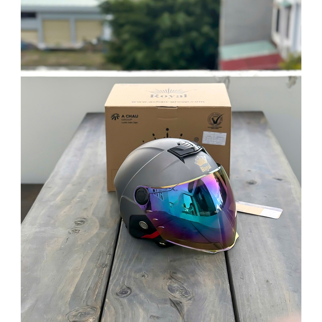 Royal M289 2-glass hat titanium gray with genuine hat bag | Shopee Malaysia