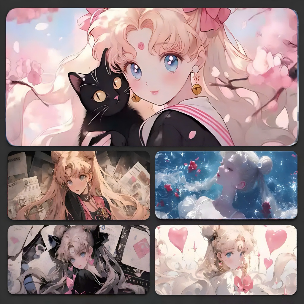 Sailor Moon - Mouse Pad, Computer Keyboard Sailor Moon Anime E-Sports ...