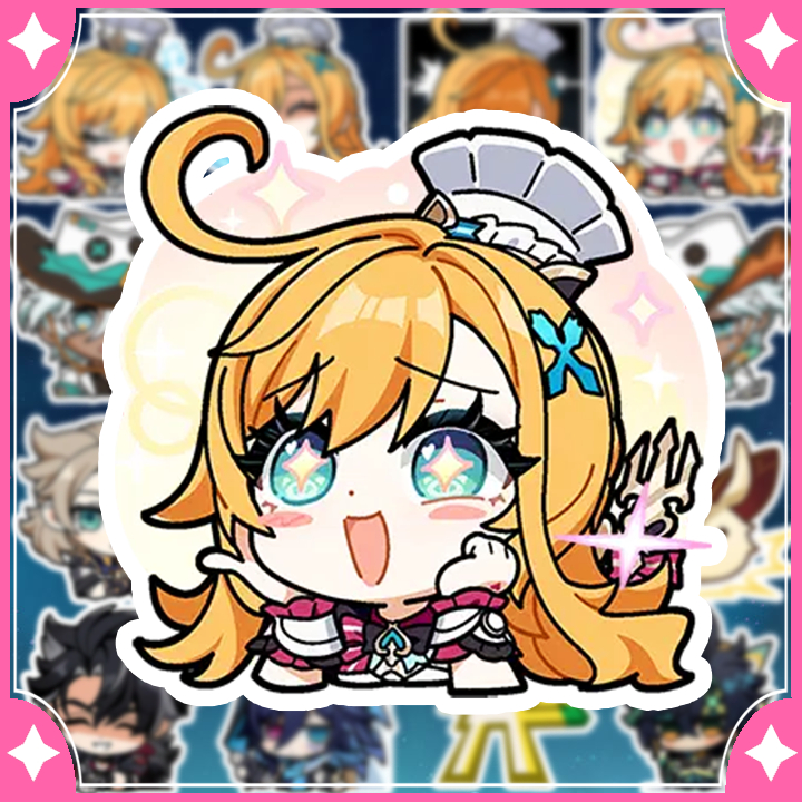 [Genshin Impact] Sticker Escorffier, Ifa, Wriothesley, Venti, Albedo ...