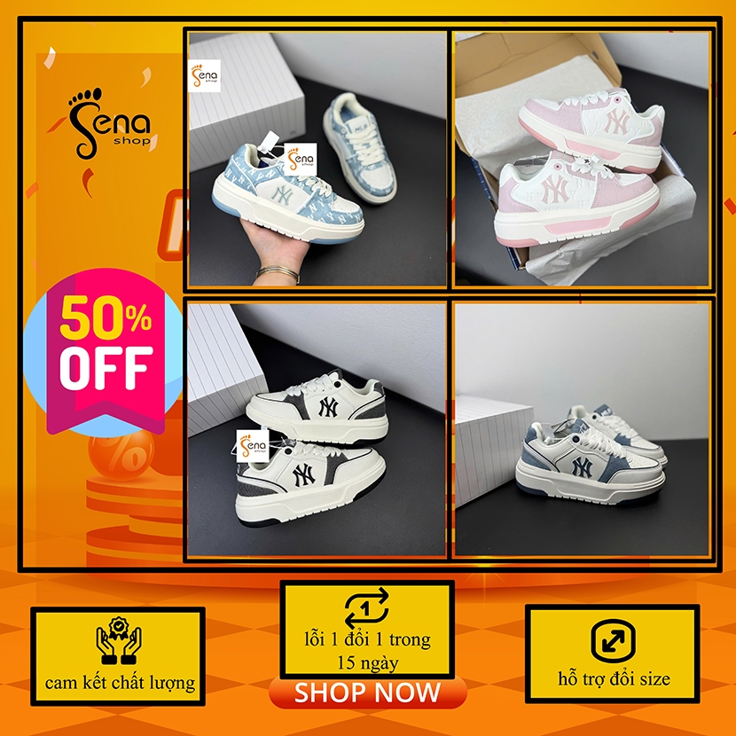 MIB NY 2025 sneakers with embossed letters in 4 Korean style colors ...