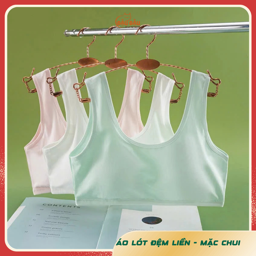 Wireless padded bra for puberty girls, bra for middle school and high ...