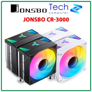 JONSBO CR3000 ARGB Air Cooler (Black / White) – 7 Copper Pipe CPU Cooler – 2 ARGB Fans – Genuine ...