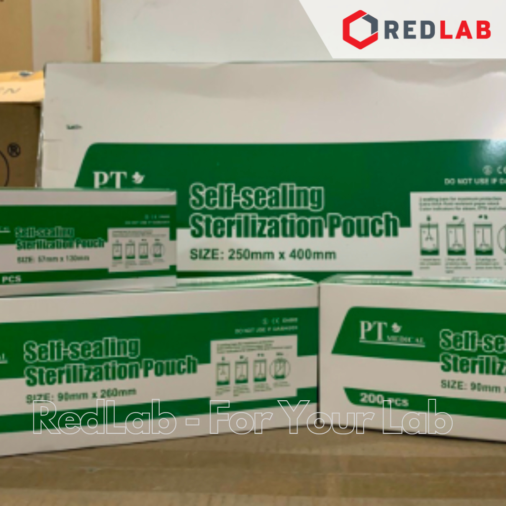 PT Medical self-adhesive pre-cut autoclave bag 5.7x10 9x23 13.5x25.5 cm ...