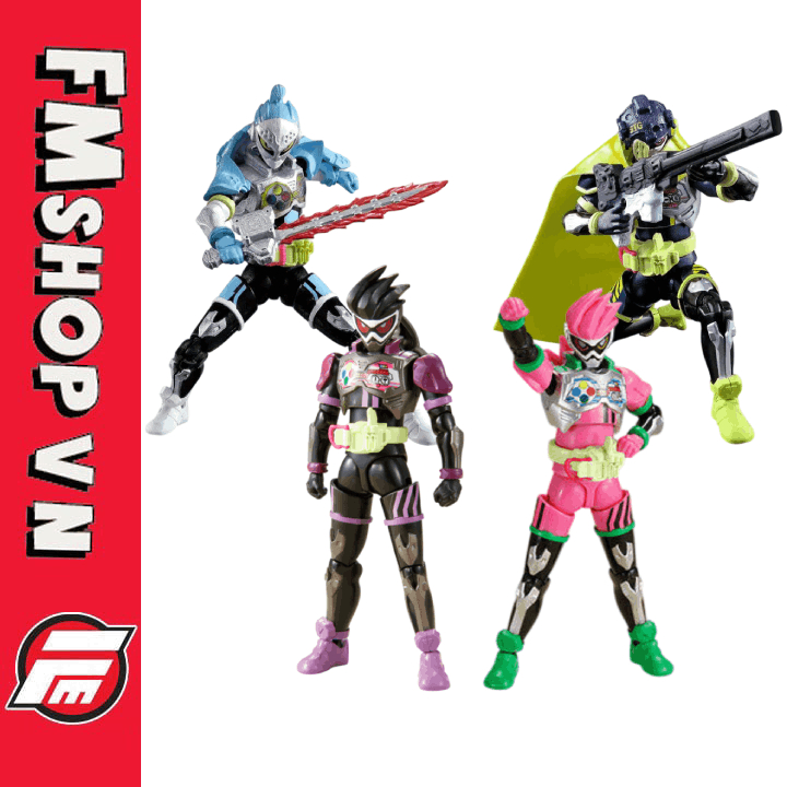 (No Box) Full Action Figure Saga Kamen Rider Ex Aid/Braun/Snipe/Genm ...
