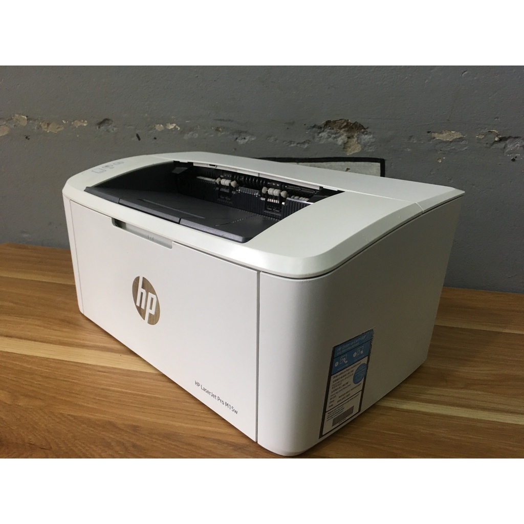 HP LaserJet Pro M15A black and white laser printer with A4 size single ...