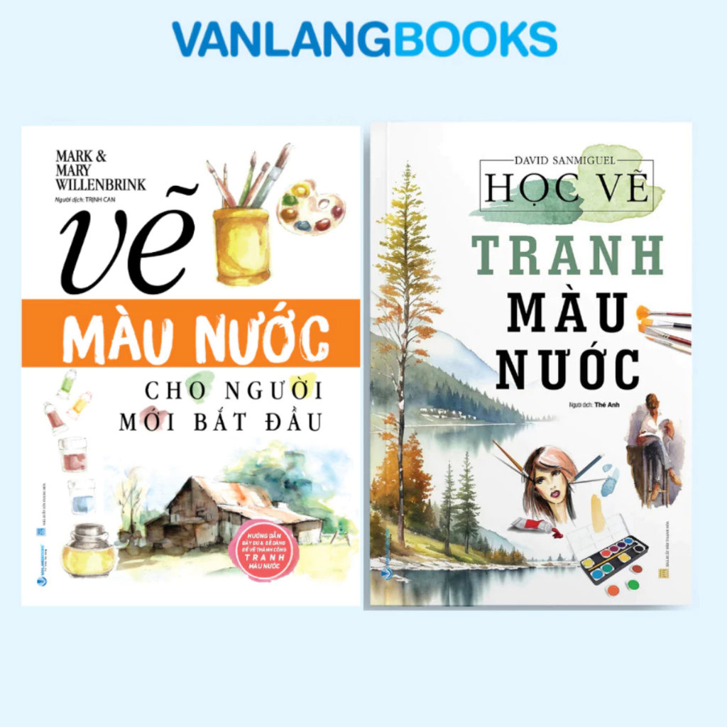 Book - Combo of 2 Watercolor Drawing Books for Beginners (Reprint 2025 ...