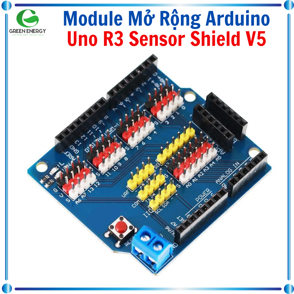 Arduino Uno R3 Sensor Shield V5 Expansion Module | Shopee Malaysia