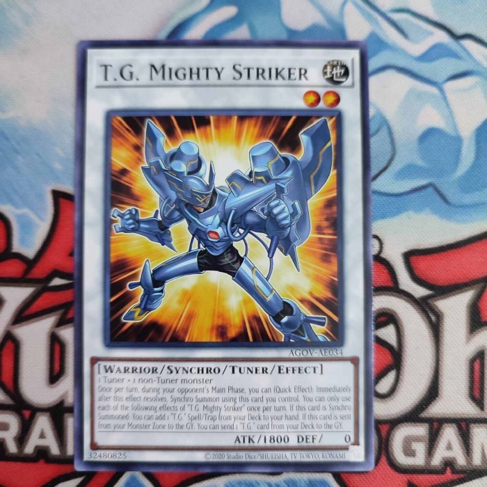 YUGIOH Card - AE - T.G. Mighty Striker - AGOV-AE034 - Common - Synchro ...