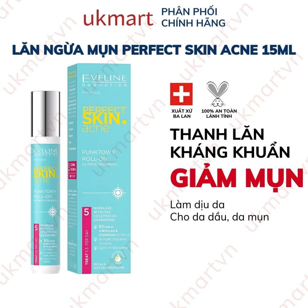 Eveline Perfect Skin Acne anti-Acne roller helps antibacterial, reduces ...