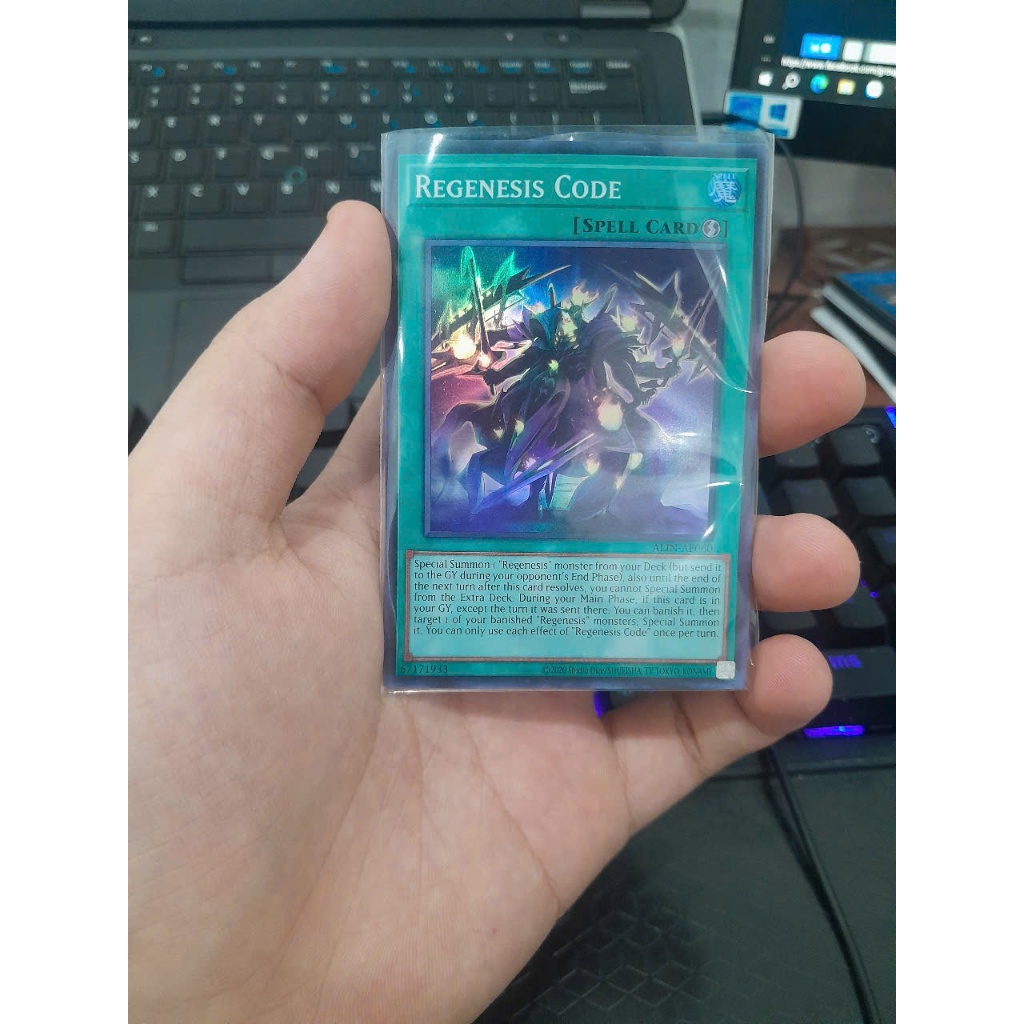 [ 20250518 ] Yugioh Card ALIN-AE060 Regenesis Code | Shopee Malaysia