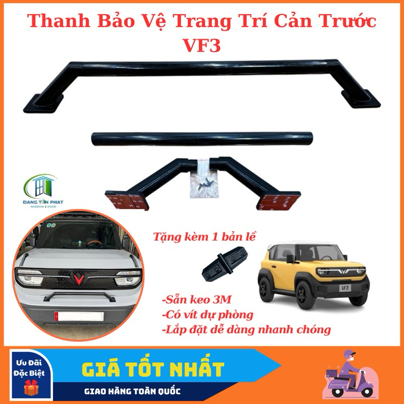 Vinfast VF3 Front Bumper Decorative Protection Bar, offroad style ...