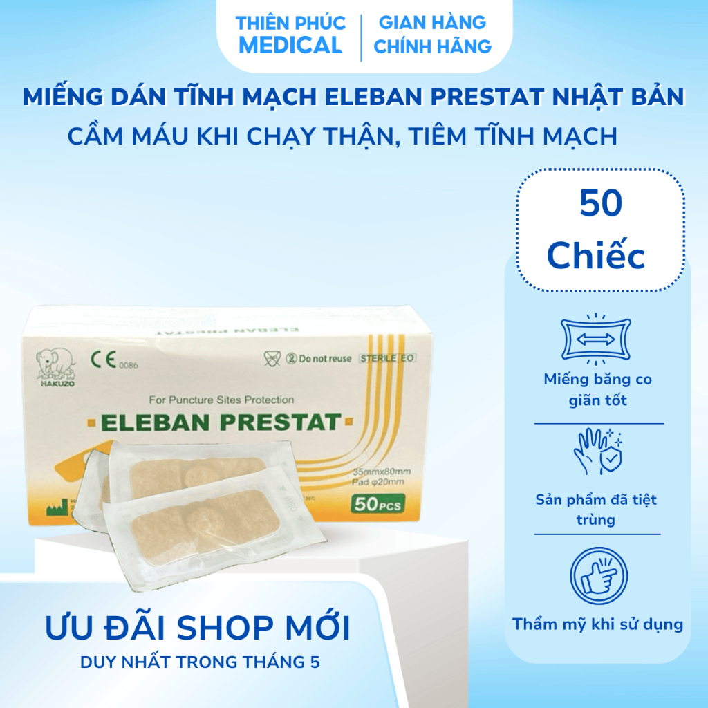 Japanese Eleban Prestat Varicose Veins Patch – Stops Bleeding When ...