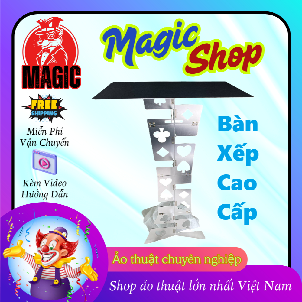 Magic folding table, imported thick and bright metal (with video ...