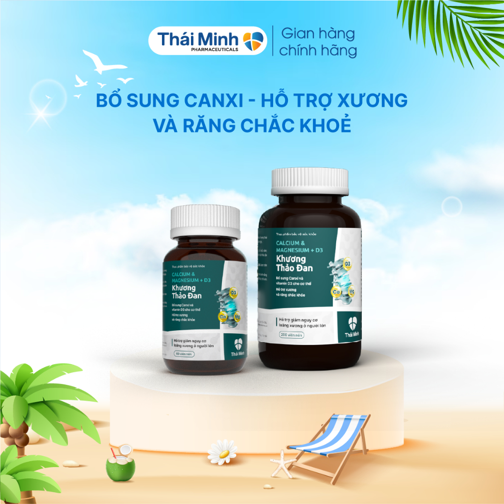 Khuong Thao Dan Calcium - Calcium Supplement - Supports Osteoporosis ...
