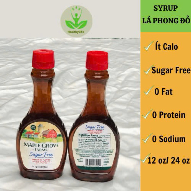 Sugar-free Syrup, Maple grove farms sugar-free Maple leaf Syrup (eat ...