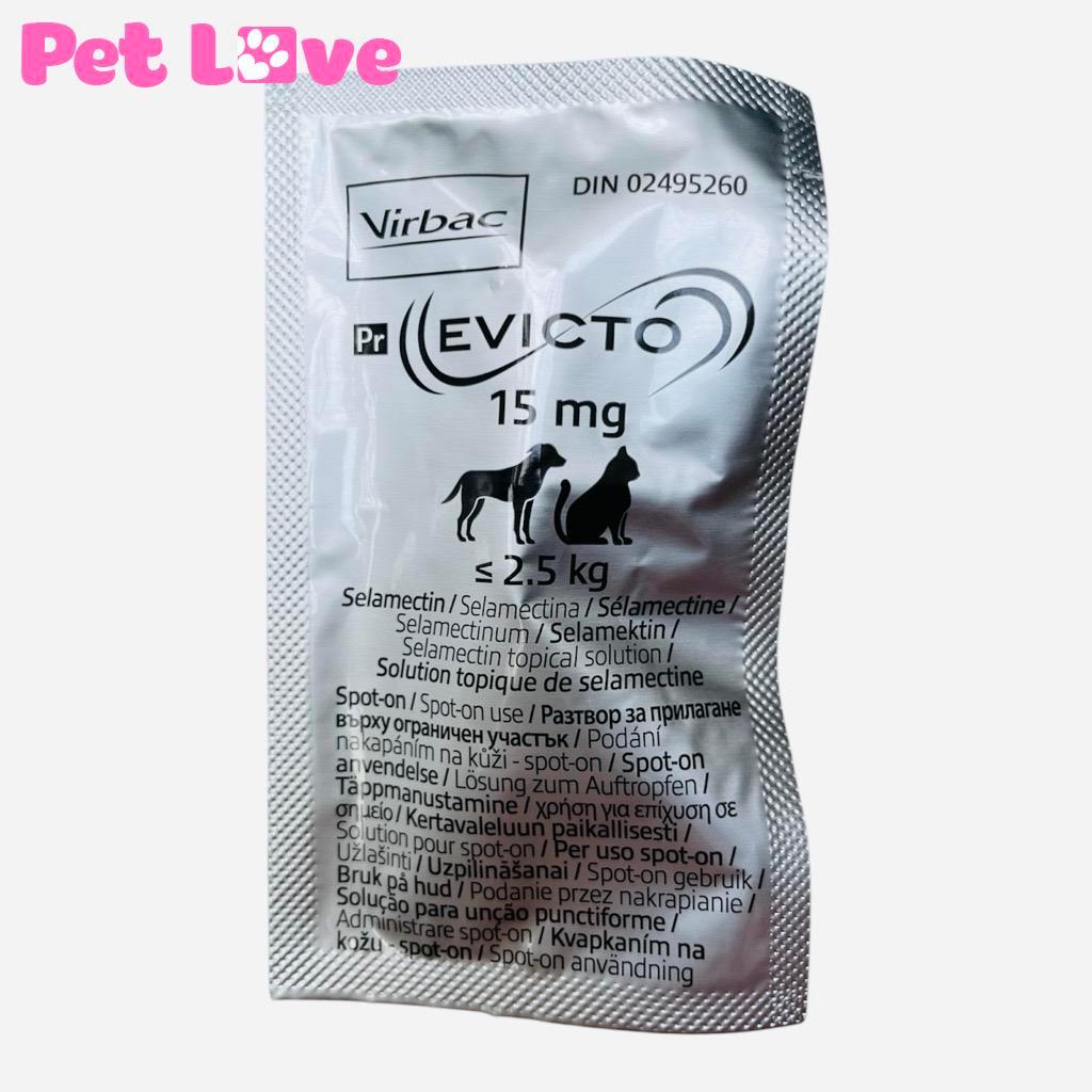 1 small tube of Virbac Evicto for dogs and cats (made in France ...