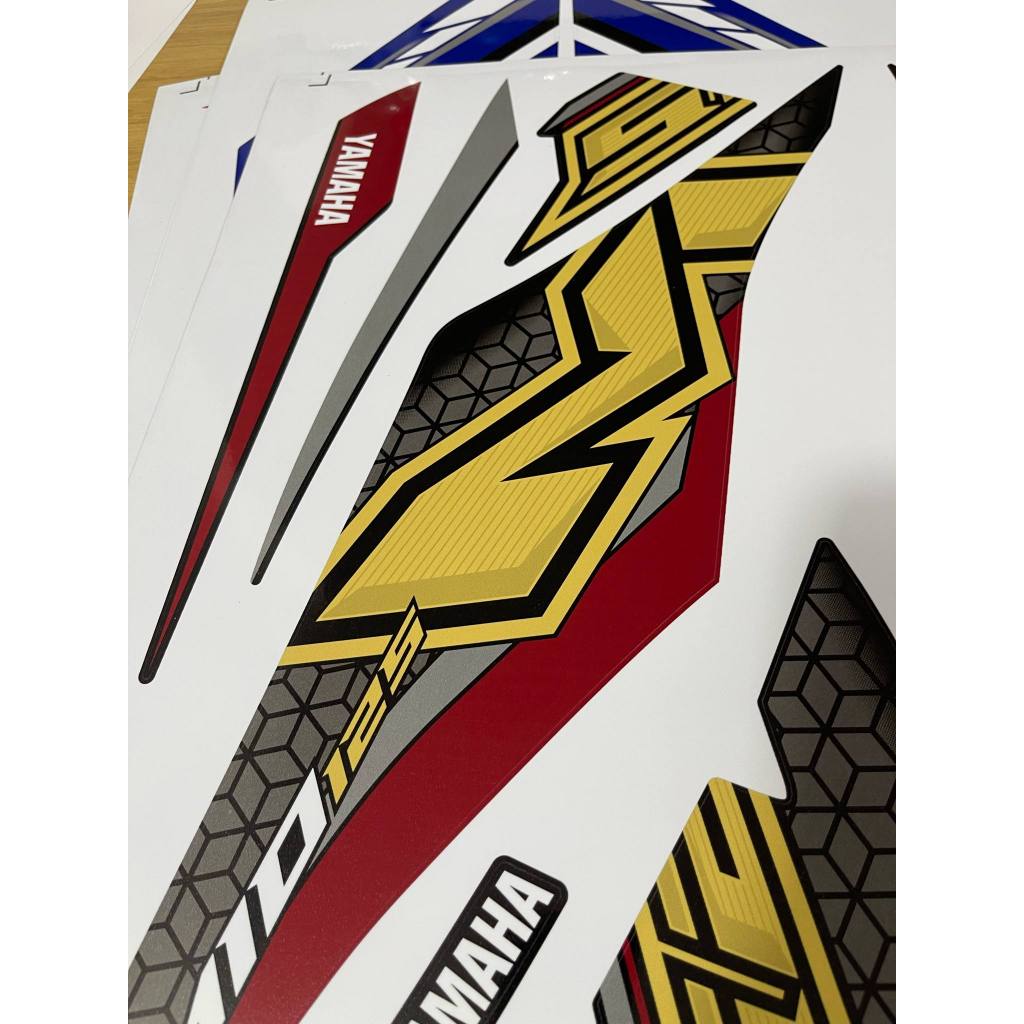 Mio M3 stamp 125 red stripes mixed with copper gold, extremely standard ...