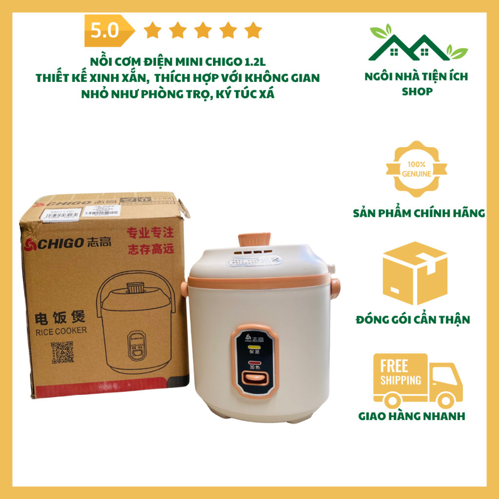 MINI CHIGO 1.2L RICE COOKER. Lovely design, suitable for small spaces ...