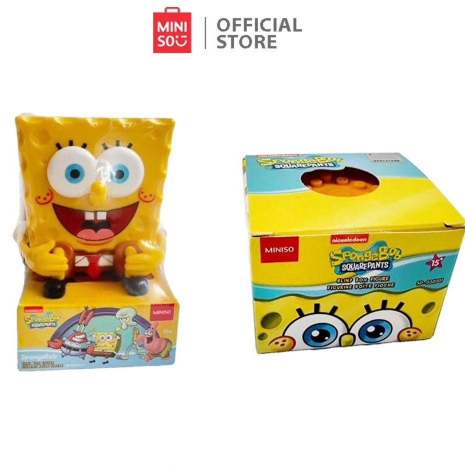 Miniso Sponge Bob Square Pants Surprise Toy Box - Happy Beach Time ...