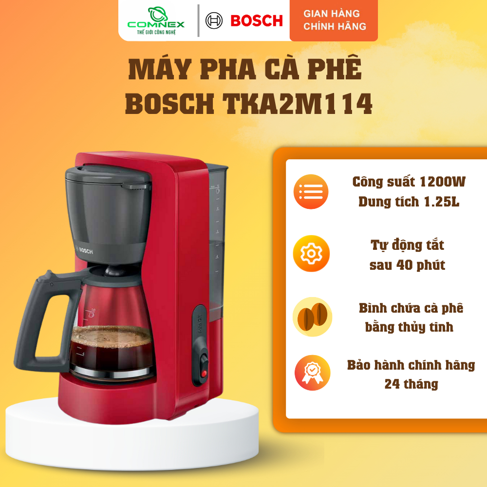 Bosch TKA2M114 drip coffee maker - Genuine product - | Shopee Malaysia