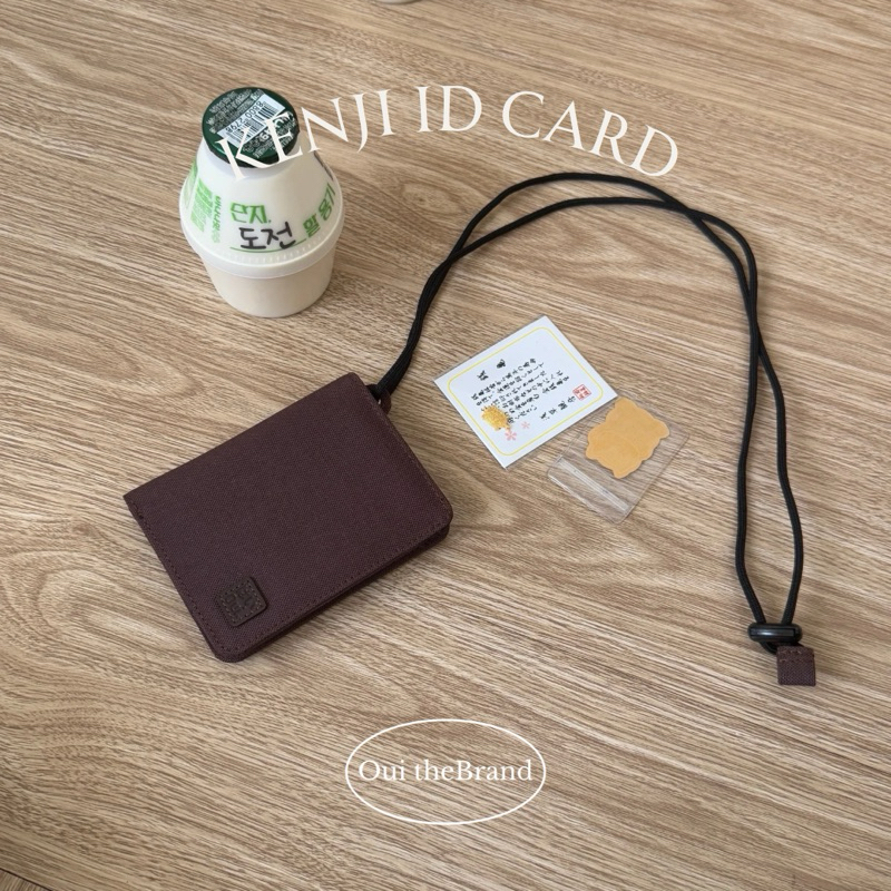 [ Gift Susuwatari ] Kenji じ Canvas ID Wallet - KENJI 2 in 1 Canvas ...
