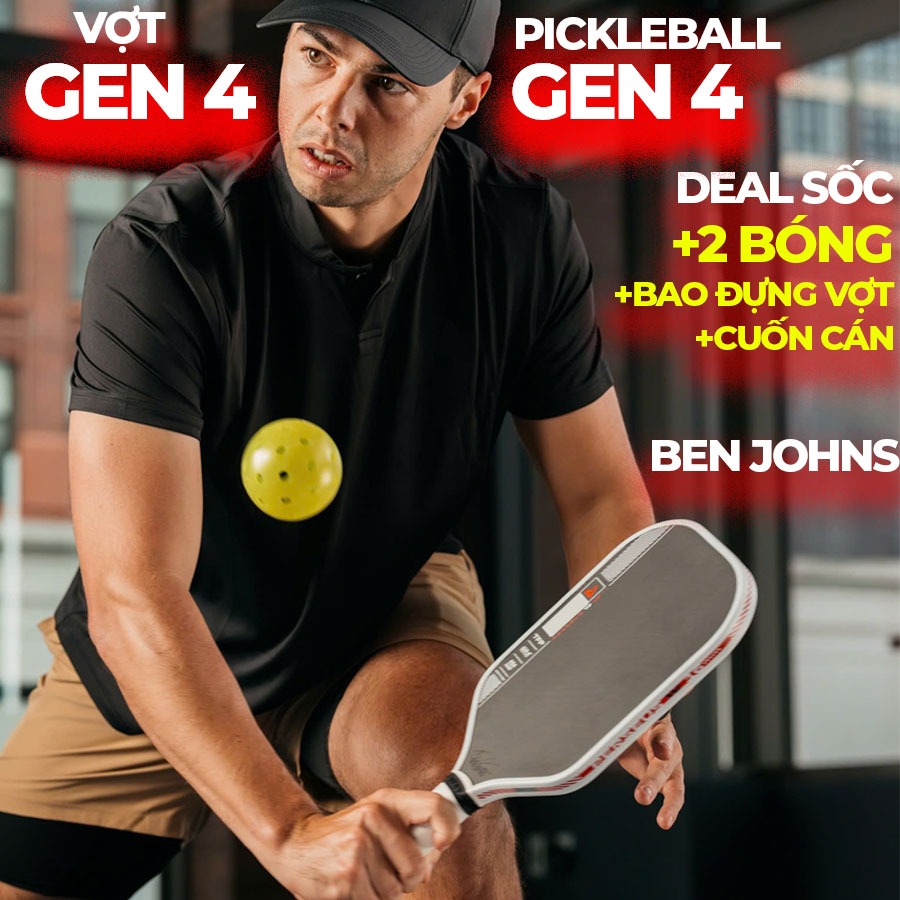 Joola Perseus Gen 4 NFC Pickleball Racket Full Carbon Matte Surface Comes With I CHANLONG Grip ...